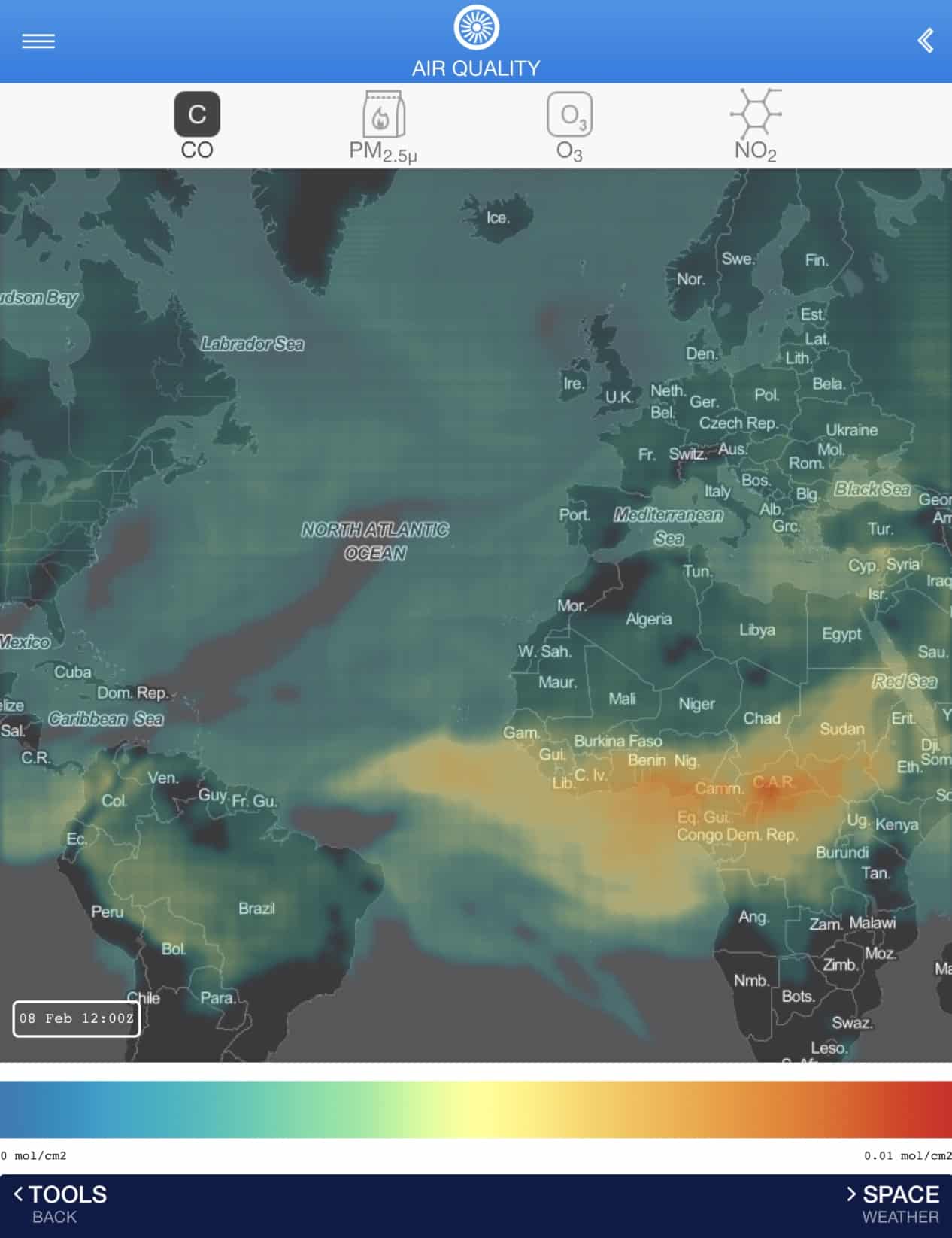Air Quality - FlightLog