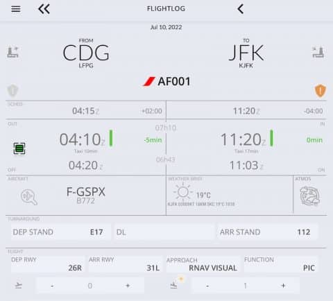 My Flights - FlightLog